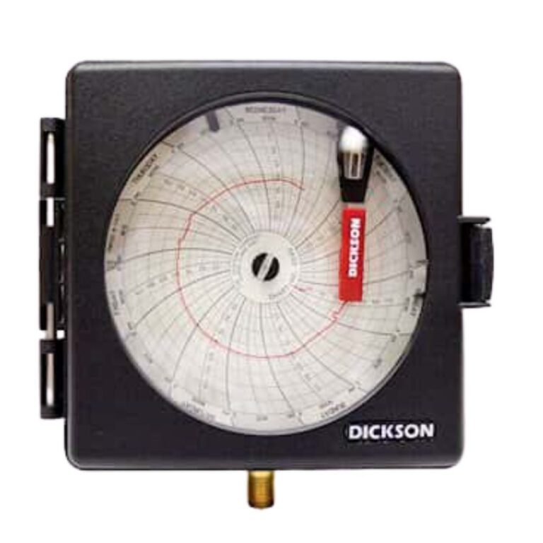 Dickson PW865 8'' Pressure chart recorder, 0 to 200 PSI, 24-hour chart ...